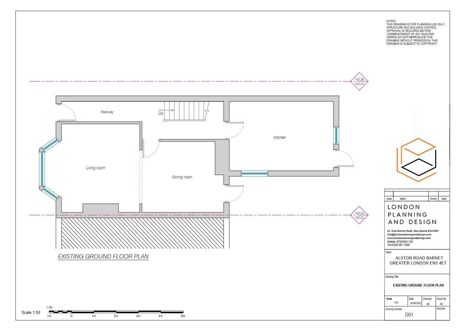 Dormer Loft Conversion Building Regulations Drawings - North London ...