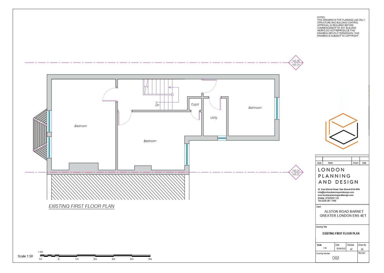 Dormer Loft Conversion Building Regulations Drawings - North London ...