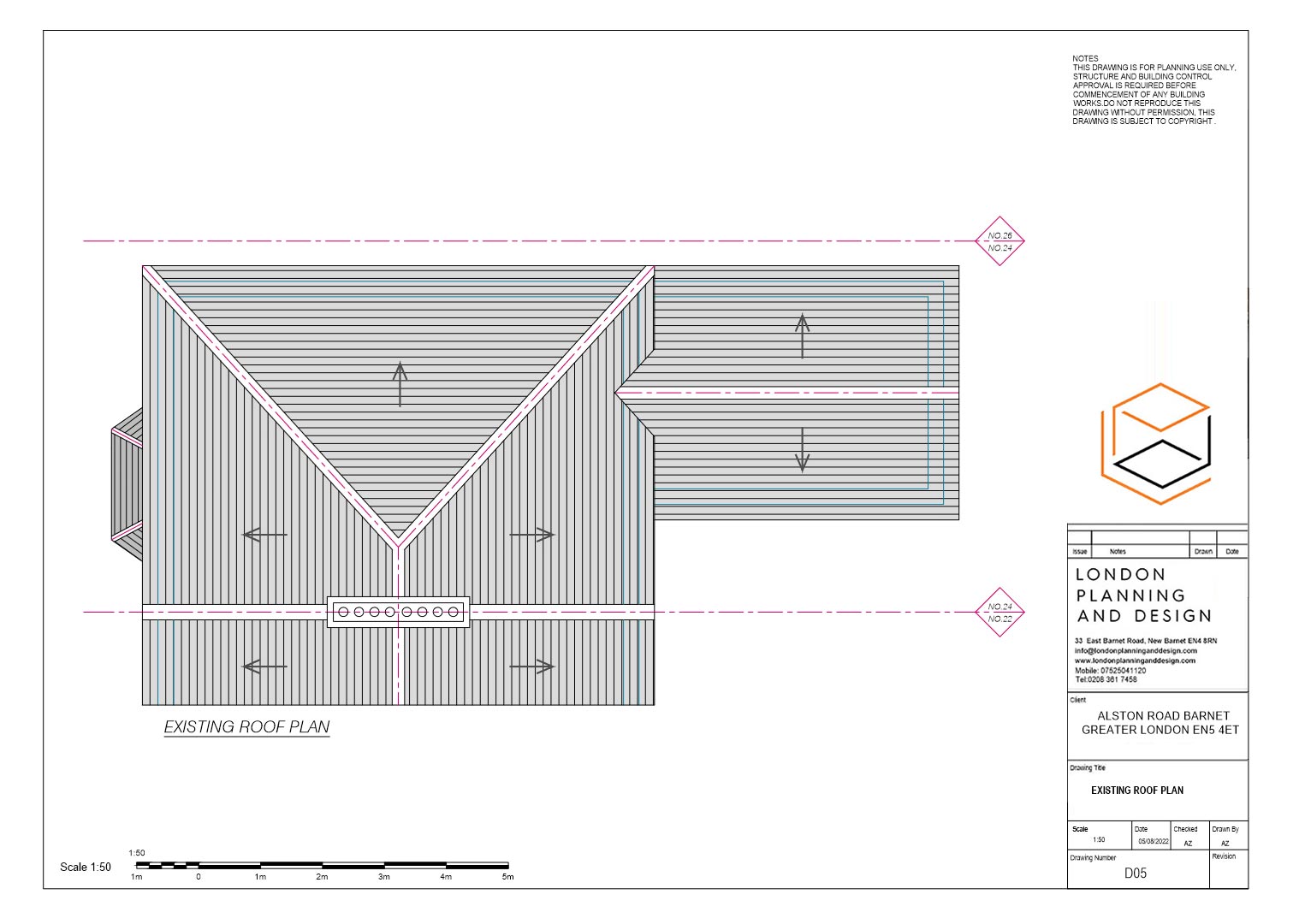 Dormer Loft Conversion Building Regulations Drawings - North London ...