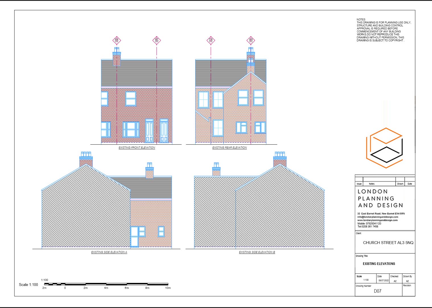 L Shaped Dormer Loft Conversion Building Regulations Drawings - St ...