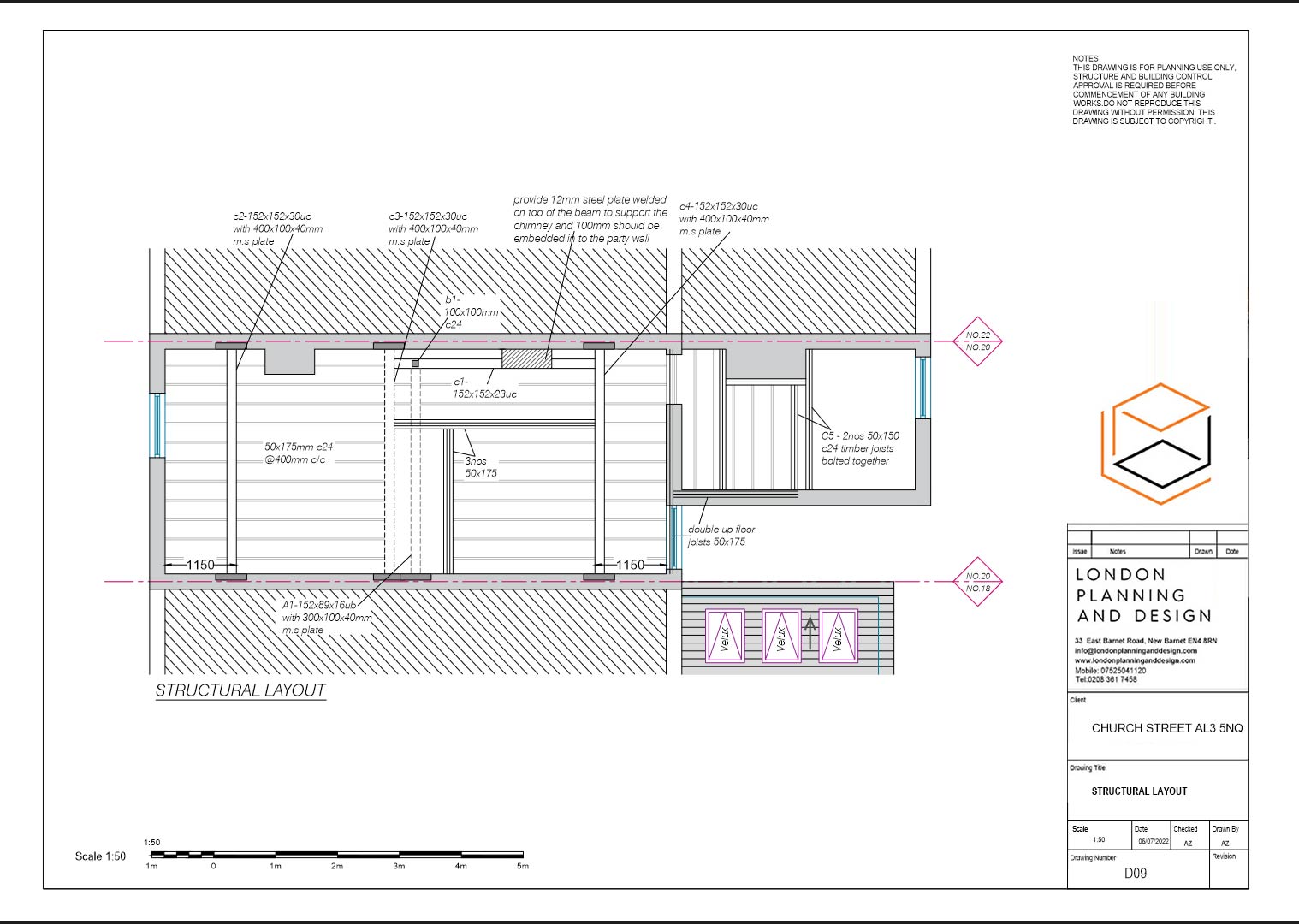 L Shaped Dormer Loft Conversion Building Regulations Drawings - St ...